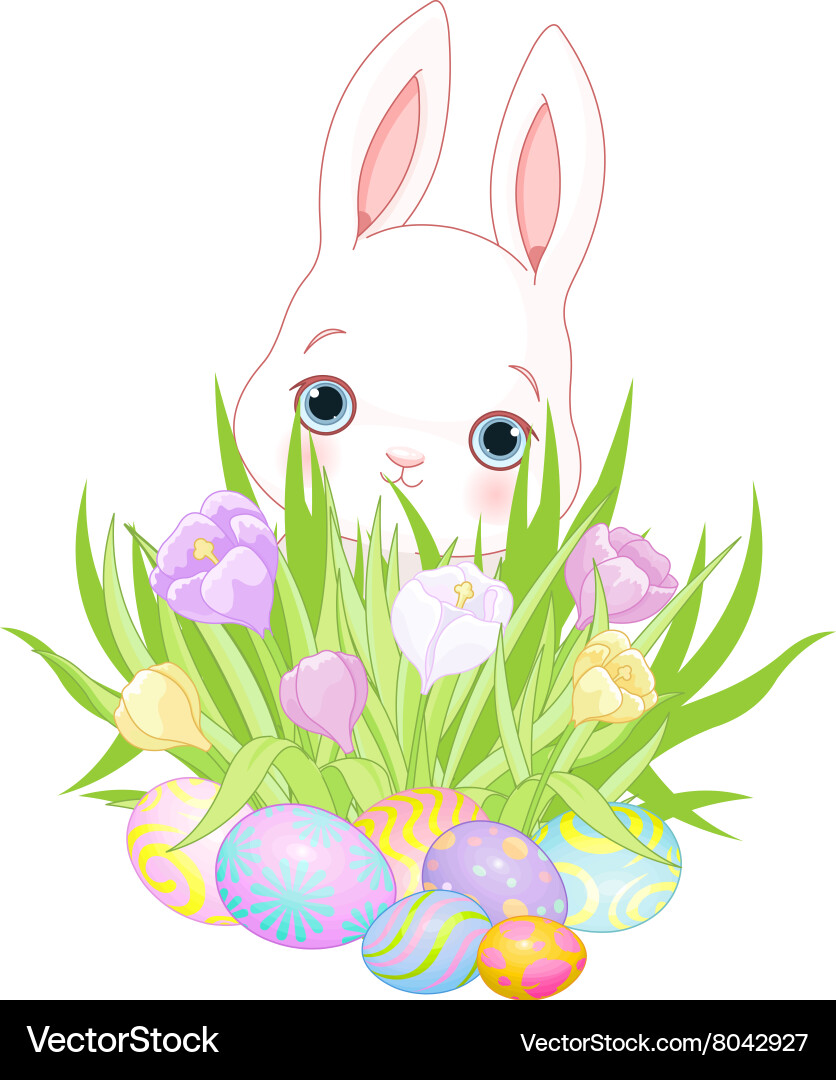 Easter bunny Royalty Free Vector Image - VectorStock
