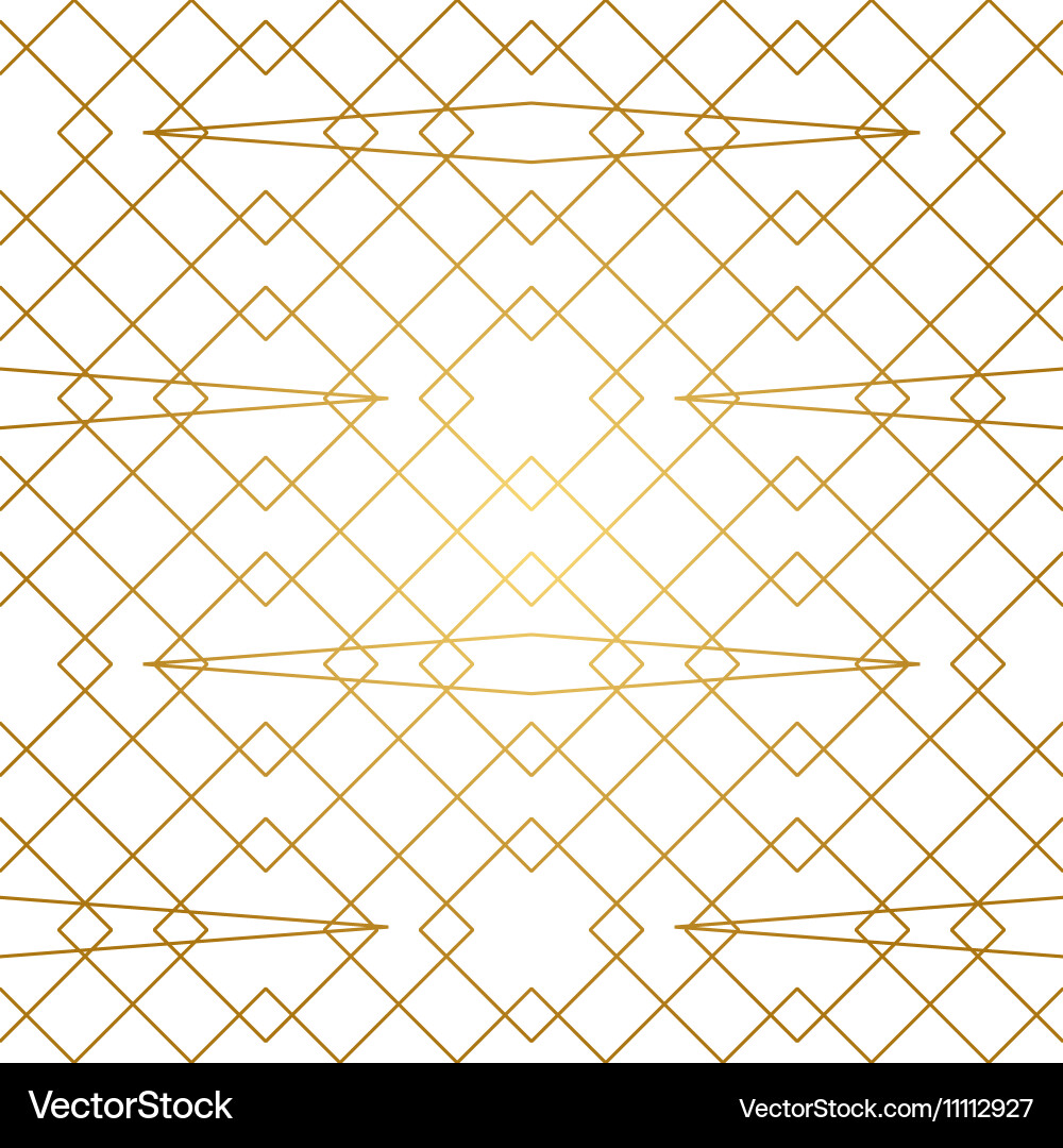 Golden lines seamless pattern Royalty Free Vector Image