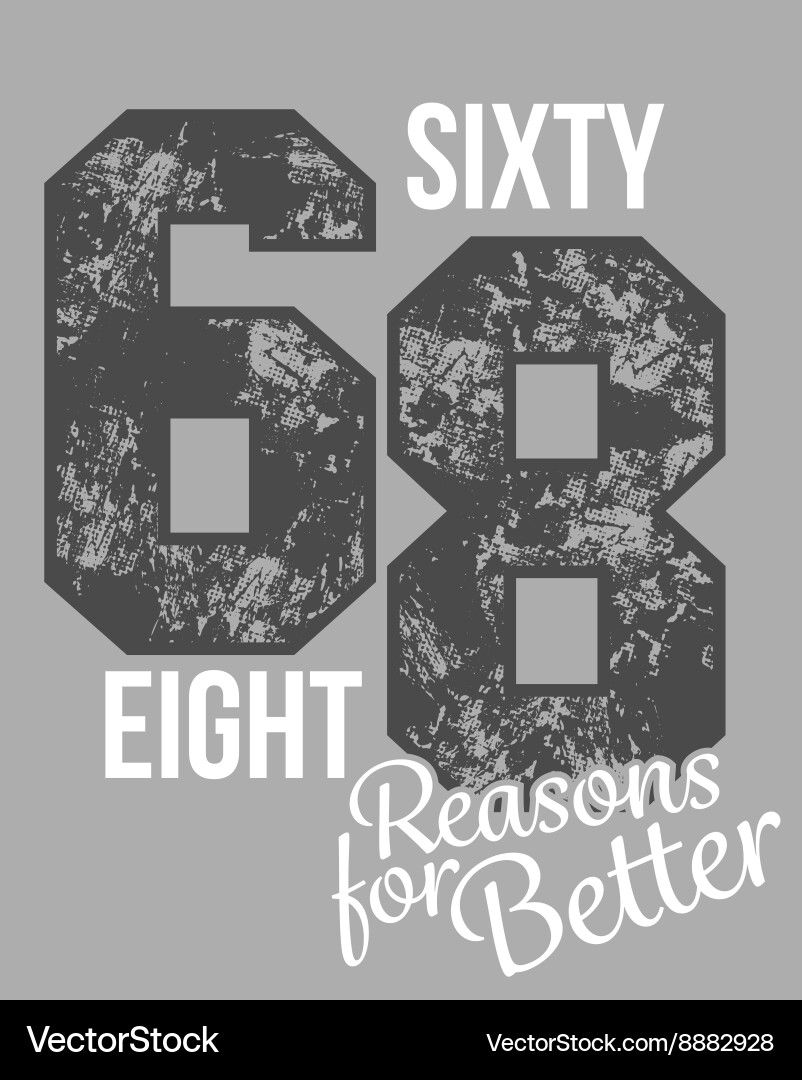 Design sports sixty eight Royalty Free Vector Image