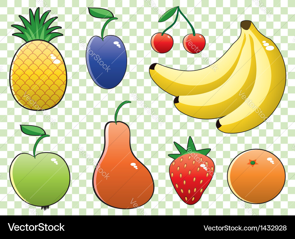 Fruits Royalty Free Vector Image - VectorStock