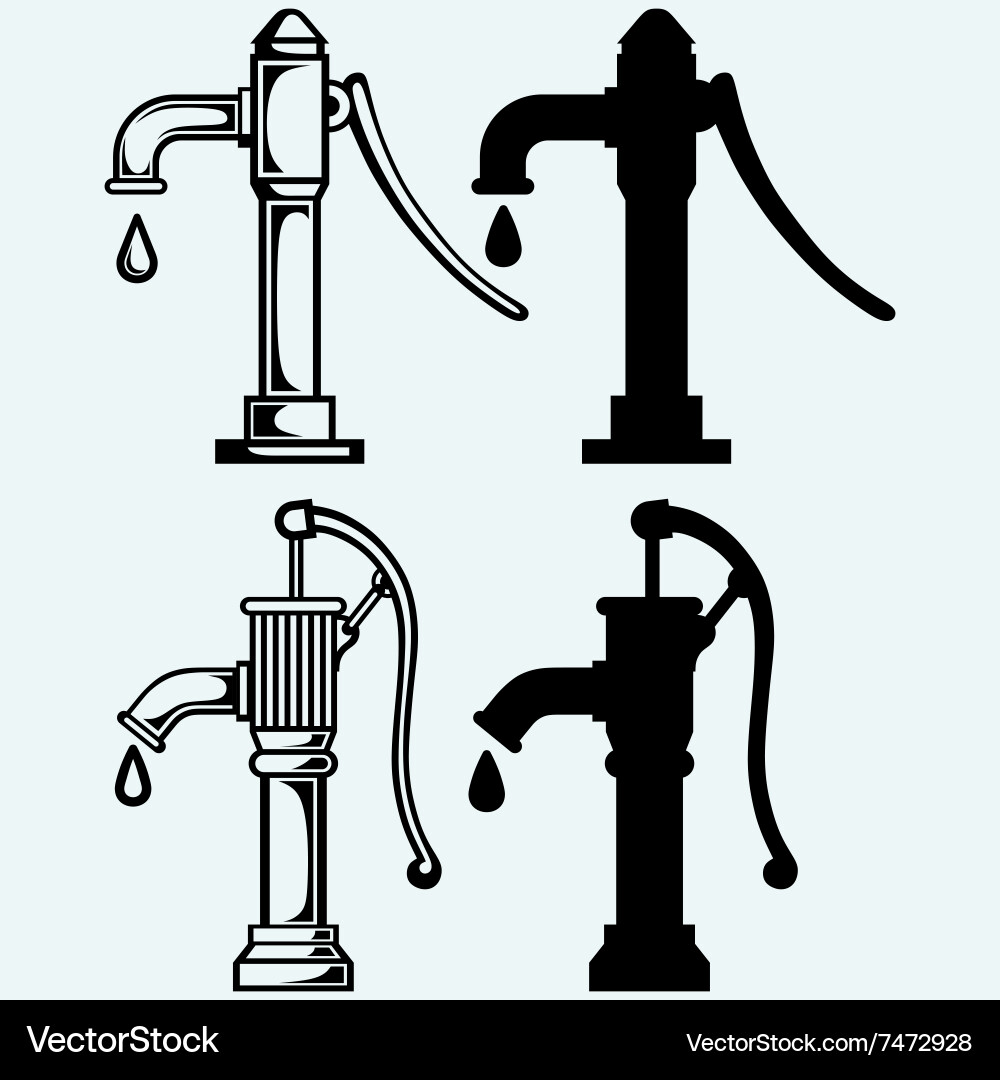 Water pump Royalty Free Vector Image - VectorStock