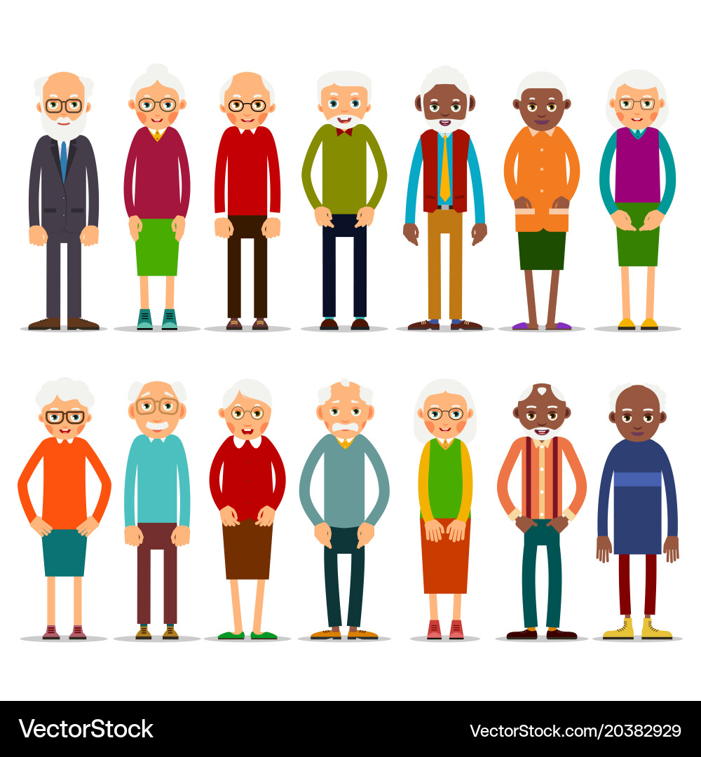 diverse elderly