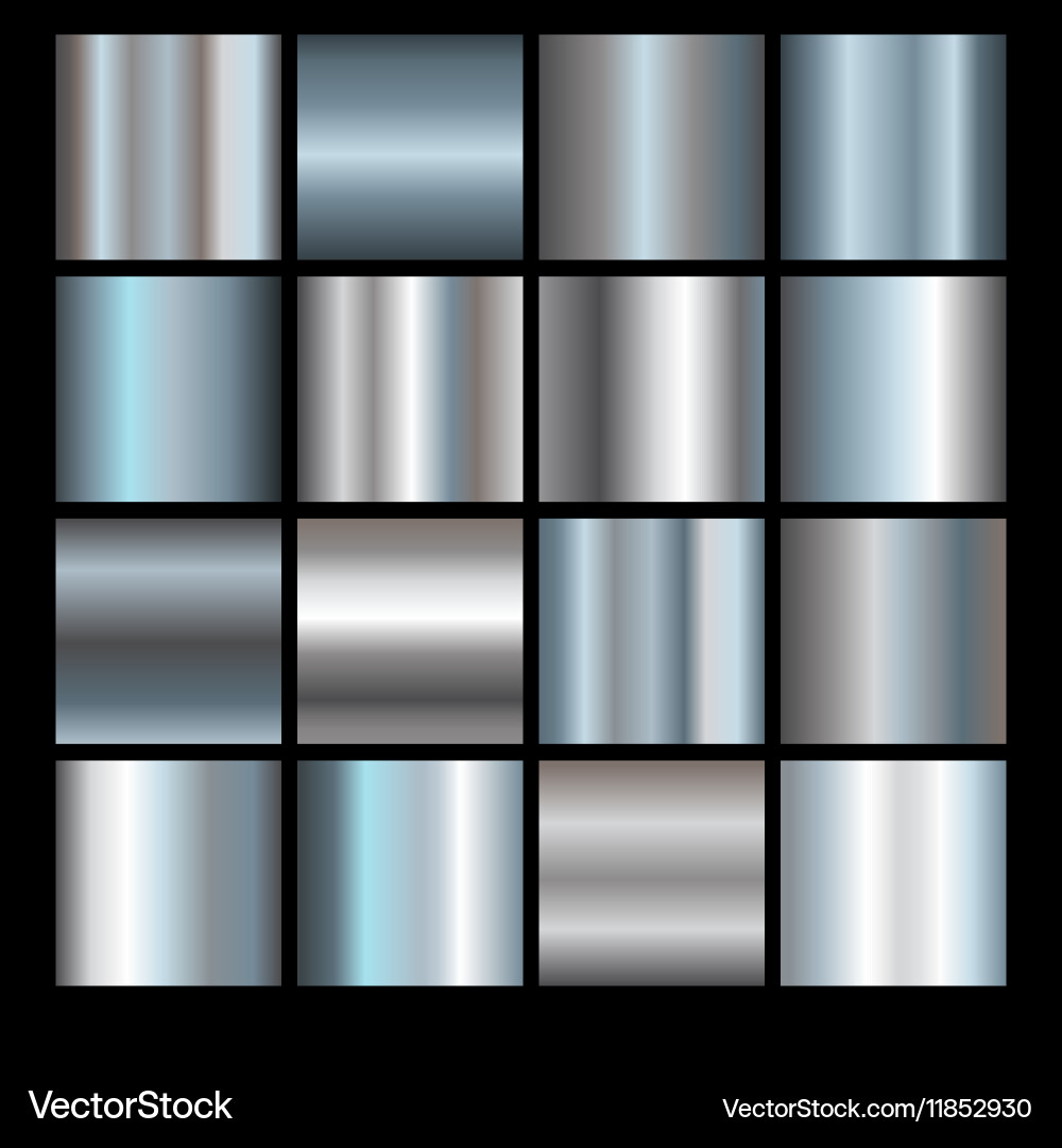 Silver backgrounds Royalty Free Vector Image - VectorStock