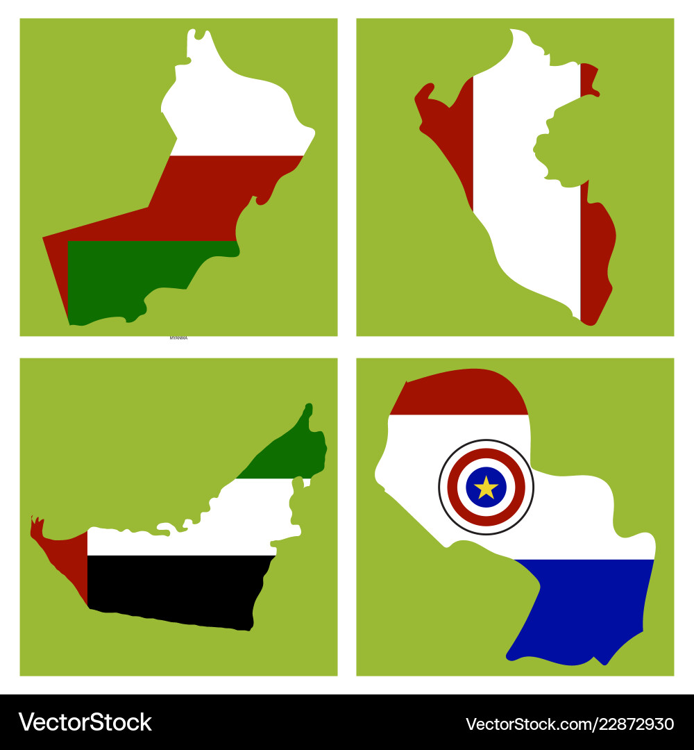 World Map - Countries in Color – Free Vector | VectorStock