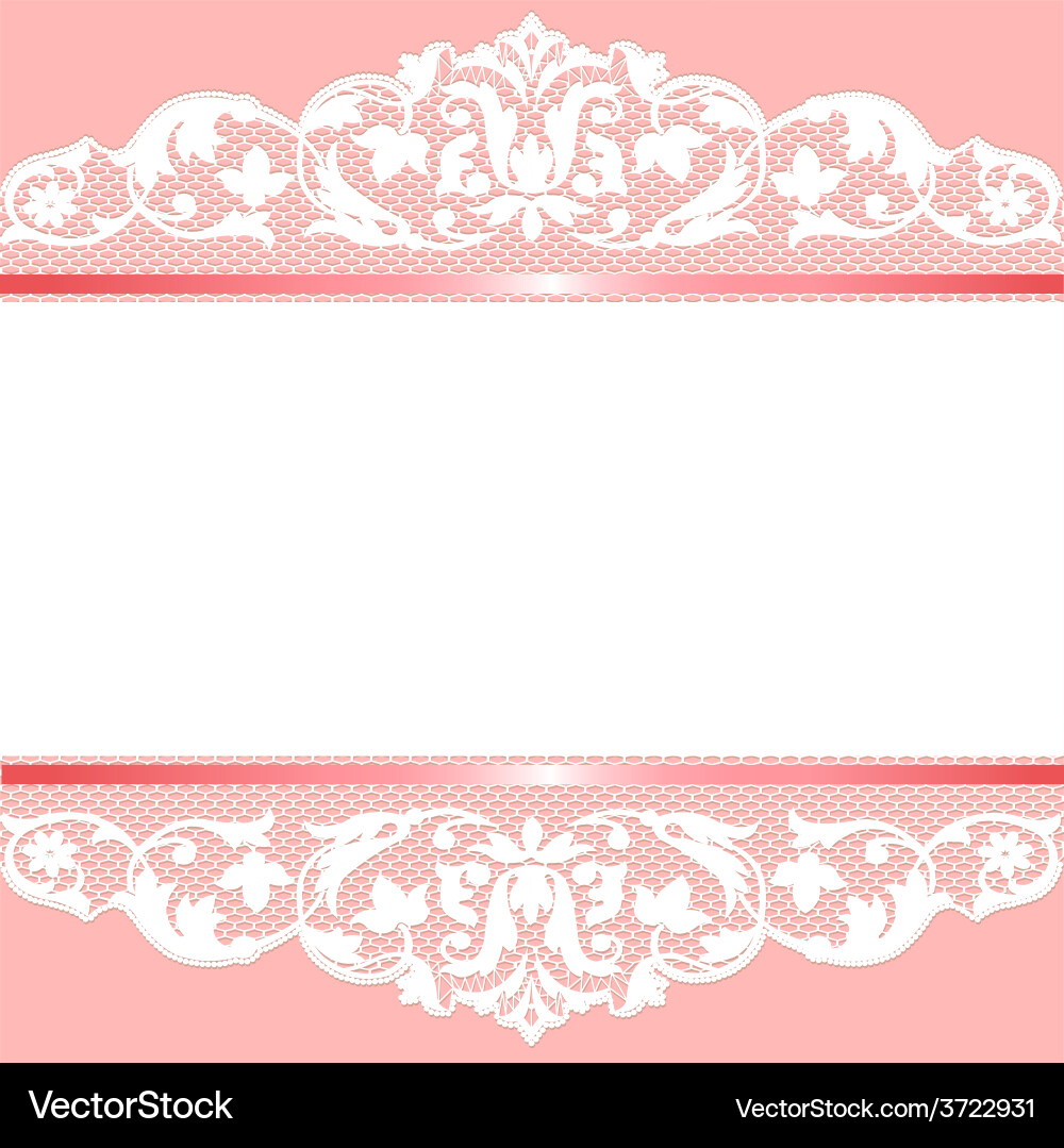 Lace pattern Royalty Free Vector Image - VectorStock