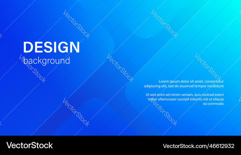 Blue gradient abstract minimal background Vector Image