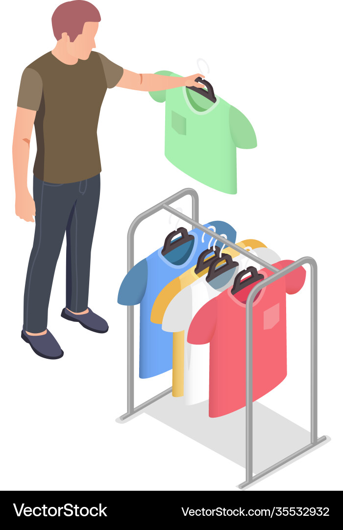 Clothes store Royalty Free Vector Image - VectorStock