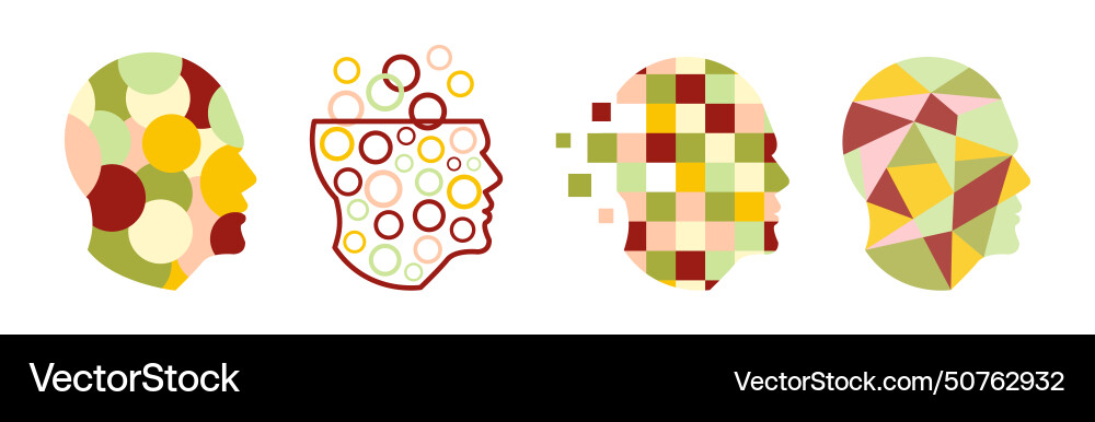 Human head as knowledge and smart solution icon Vector Image