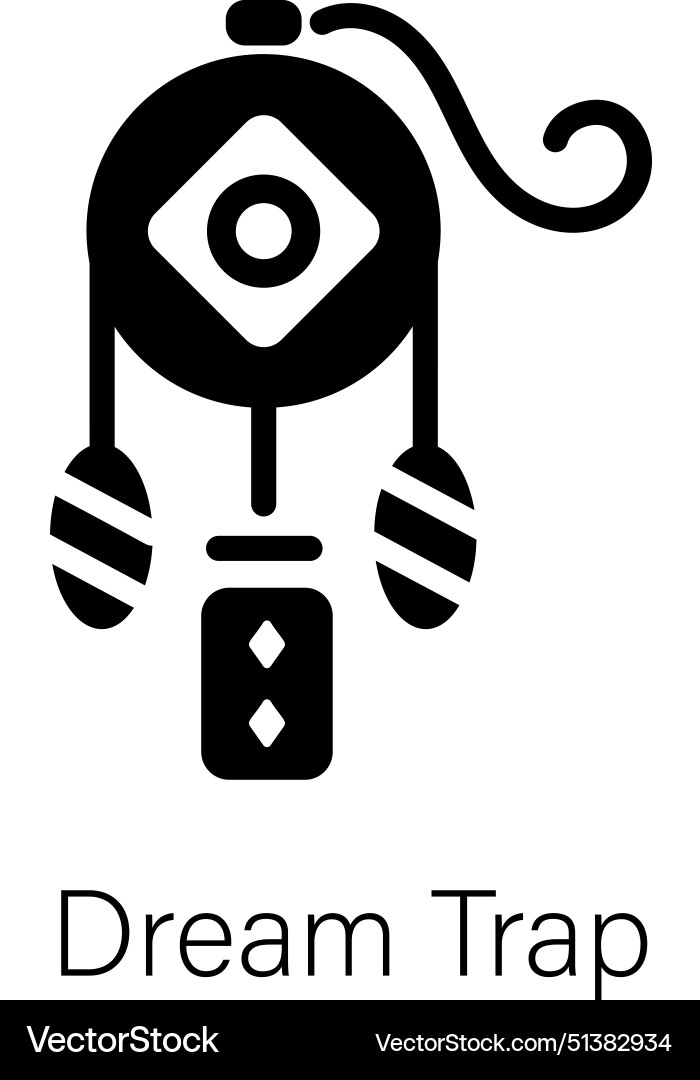 Dream trap Royalty Free Vector Image - VectorStock