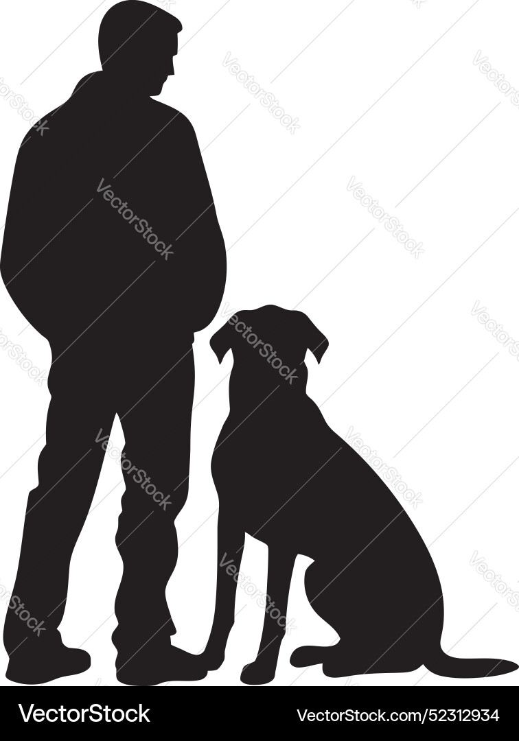 Pawsitively stylish iconic black logo for pet Vector Image