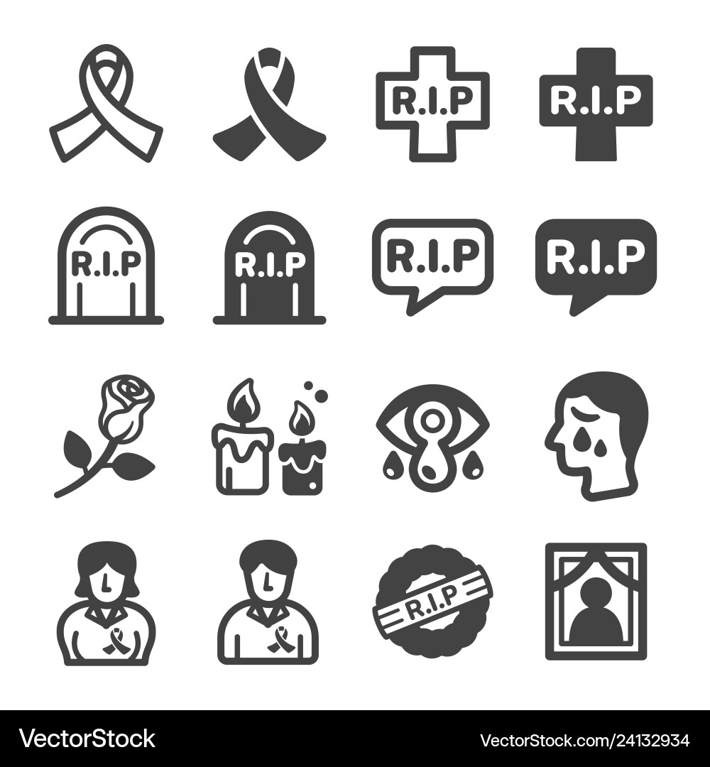 Rip icon Royalty Free Vector Image - VectorStock