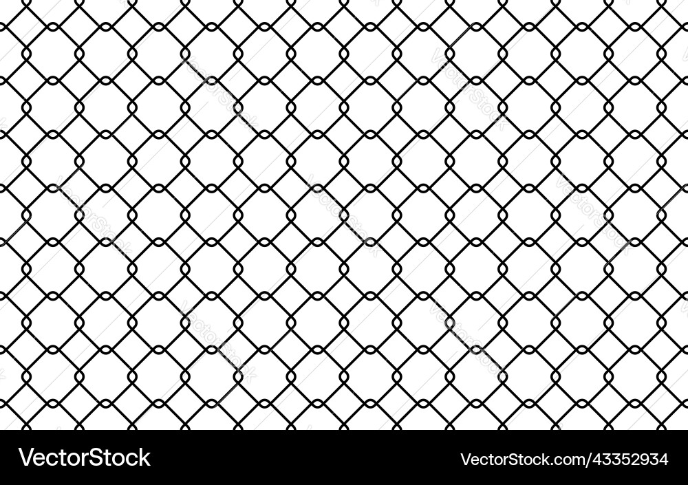 Wire mesh seamless pattern Royalty Free Vector Image