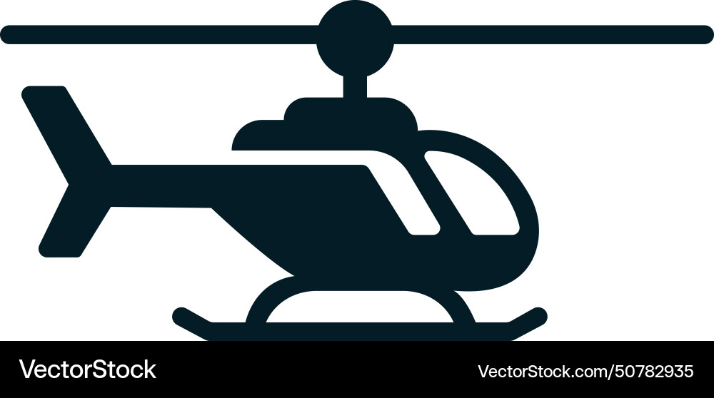 Helicopter Royalty Free Vector Image - VectorStock