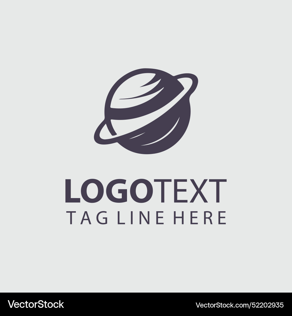 Planets logo Royalty Free Vector Image - VectorStock