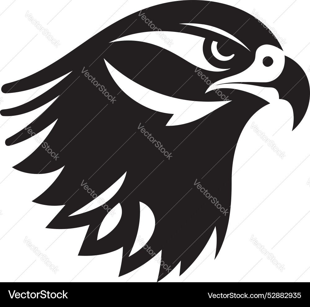 Raptors silhouette midnight monochrome marvel Vector Image