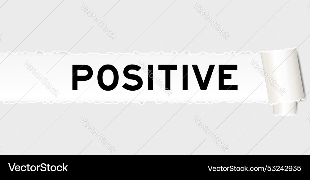 Ripped gray paper background that have word Vector Image