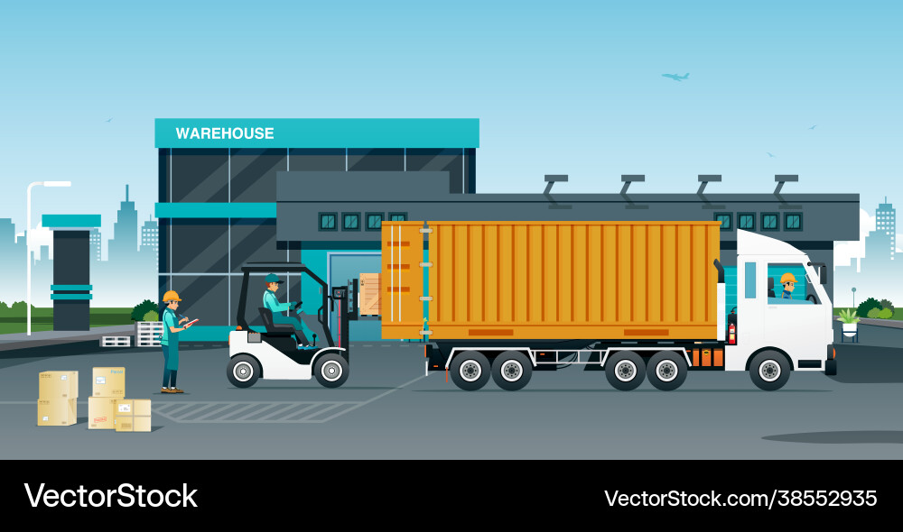 Warehouse worker Royalty Free Vector Image - VectorStock