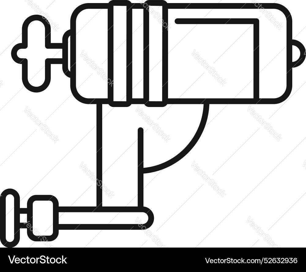 Water pump connecting to plumbing system using Vector Image
