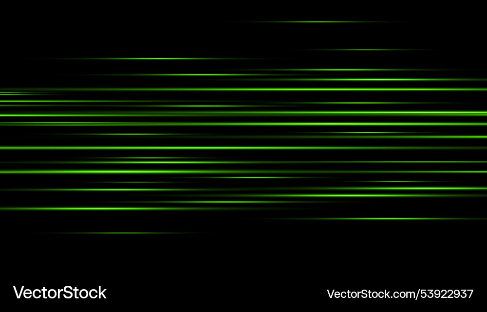 Neon Green Speed Lines Royalty Free Vector Image
