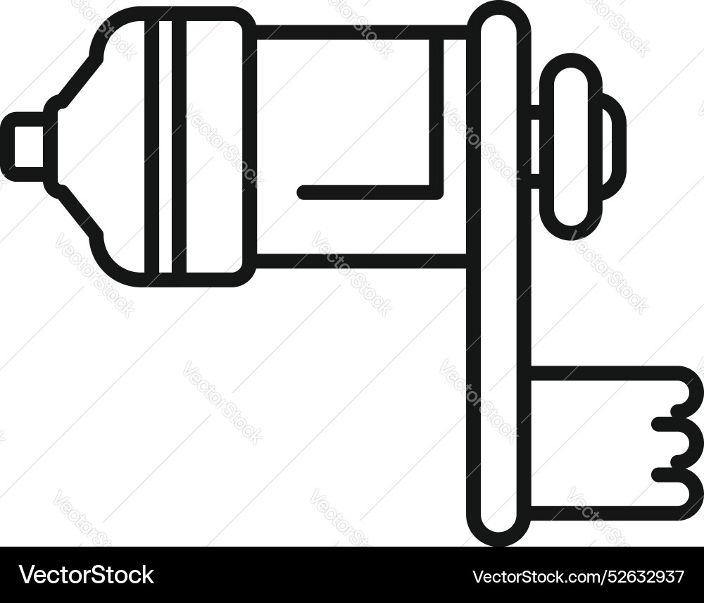 Professional tattoo machine drawing ink from Vector Image