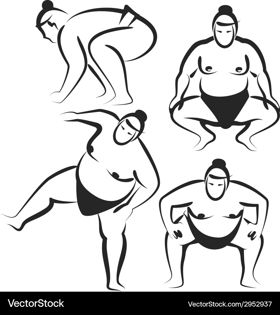 Sumo Royalty Free Vector Image - VectorStock