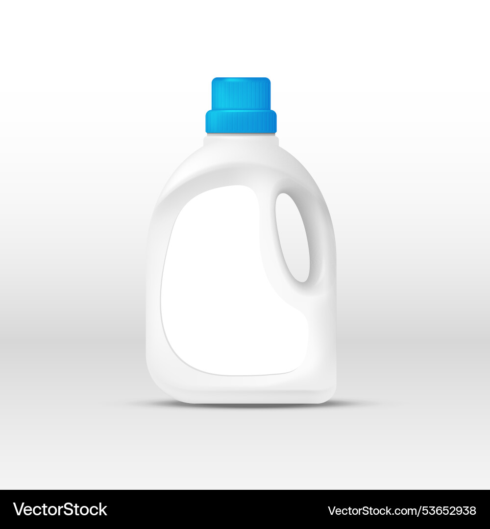 Laundry detergent plastic bottle Royalty Free Vector Image Laundry detergent plastic bottle Royalty Free Vector Image