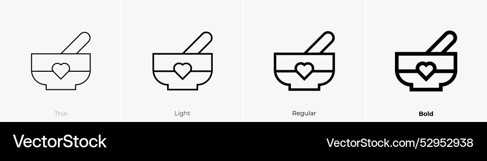 Pap icon thin light regular and bold style design Vector Image