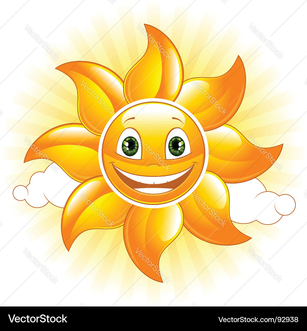 Sun Royalty Free Vector Image - VectorStock