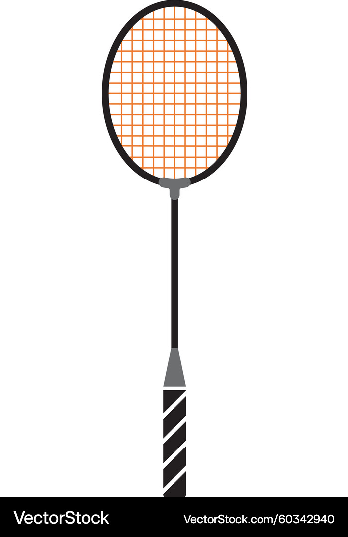 Badminton Racket Icon Royalty Free Vector Image