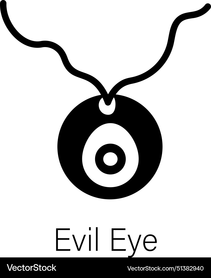 Evil eye Royalty Free Vector Image - VectorStock