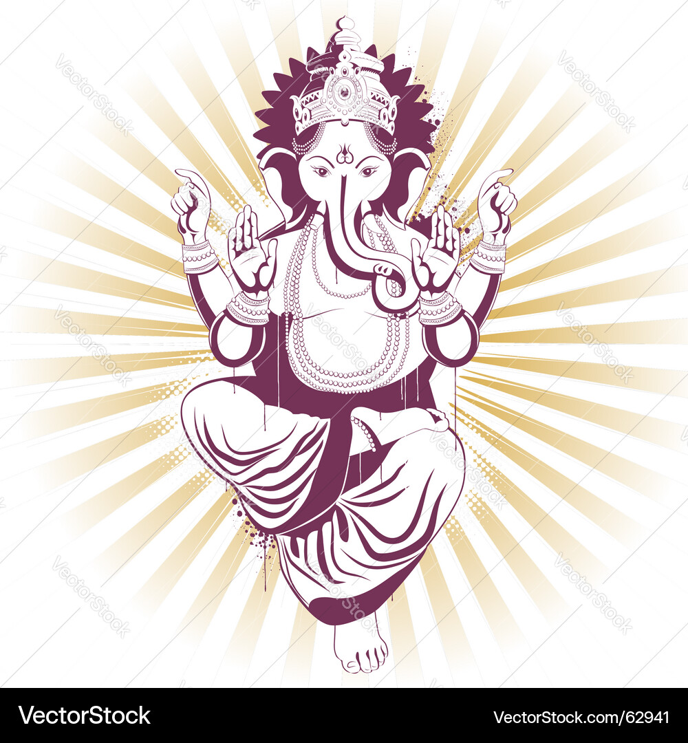 Ganesh Royalty Free Vector Image - VectorStock