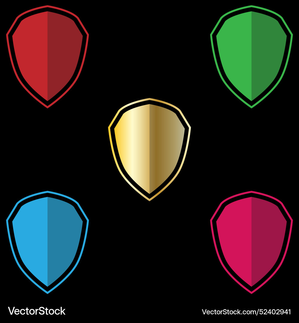 Shield 11 Royalty Free Vector Image - VectorStock
