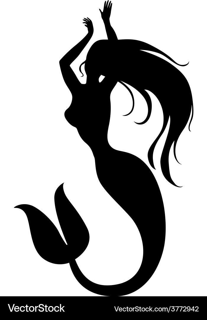 Mermaid dance Royalty Free Vector Image - VectorStock