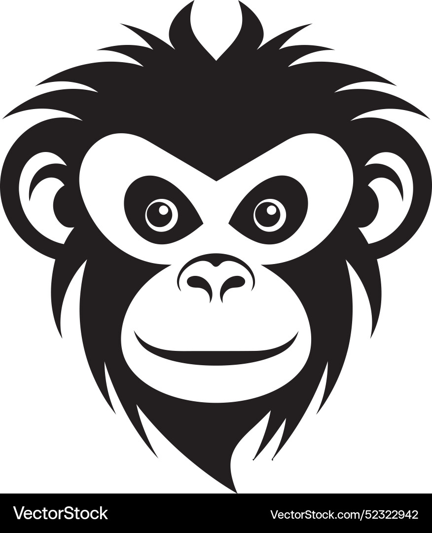 Obsidian odyssey dark monkey artistryink infused Vector Image
