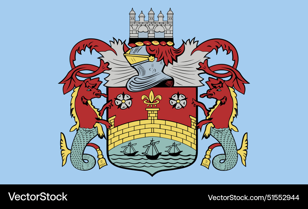 Cambridge flag Royalty Free Vector Image - VectorStock
