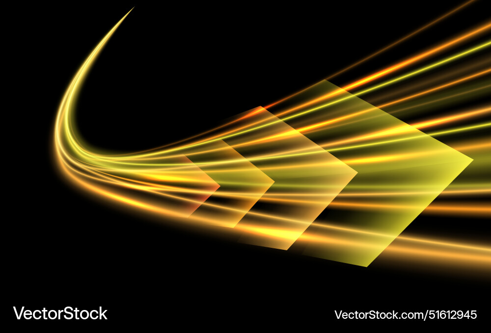 Abstract yellow orange high speed arrows light – Royalty-Free Vector ...
