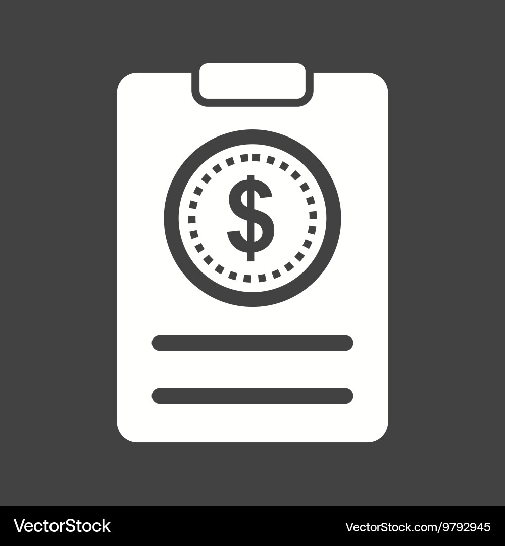 Bill Royalty Free Vector Image - VectorStock
