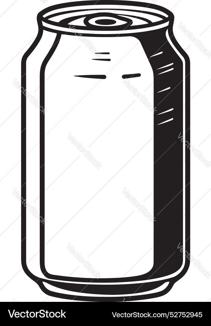 Carbonated craze soda can emblem design sparkling Vector Image