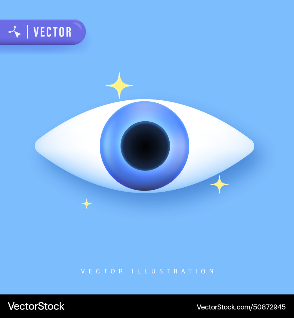 Healthy eye Royalty Free Vector Image - VectorStock