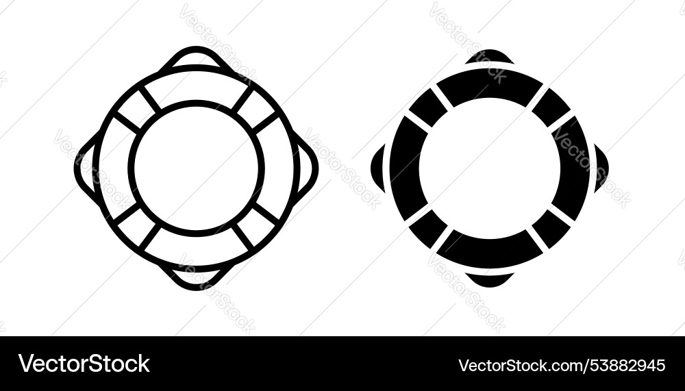 Life buoy icon set Royalty Free Vector Image - VectorStock