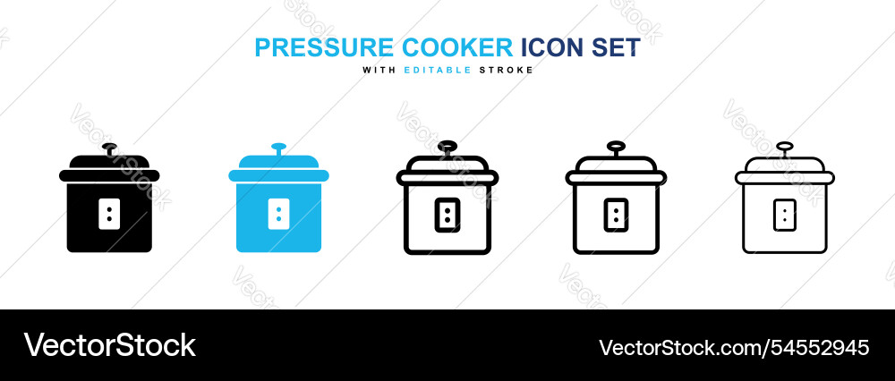Pressure cooker icon Royalty Free Vector Image