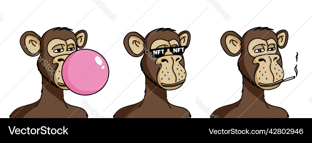 Apé Nft Vector Images (67)