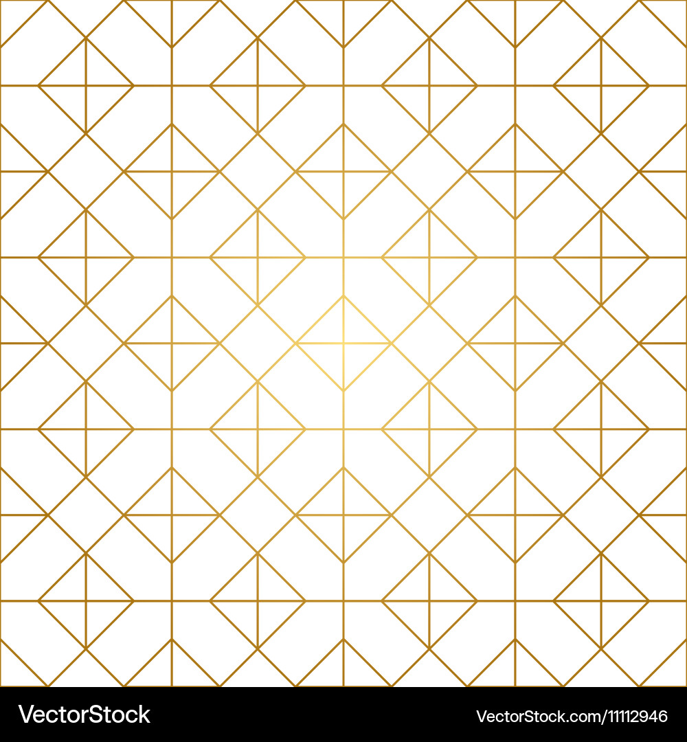 Golden Rhombus Pattern Royalty Free Vector Image