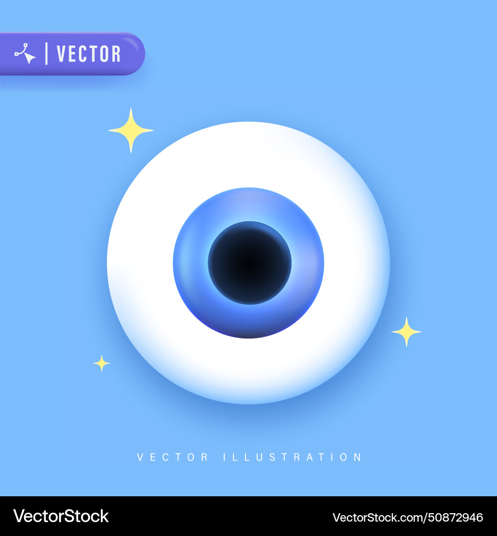 Healthy eye Royalty Free Vector Image - VectorStock