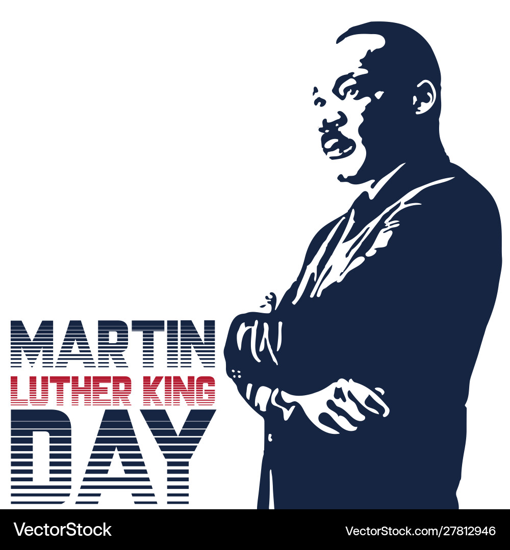 Martin luther king jr Royalty Free Vector Image