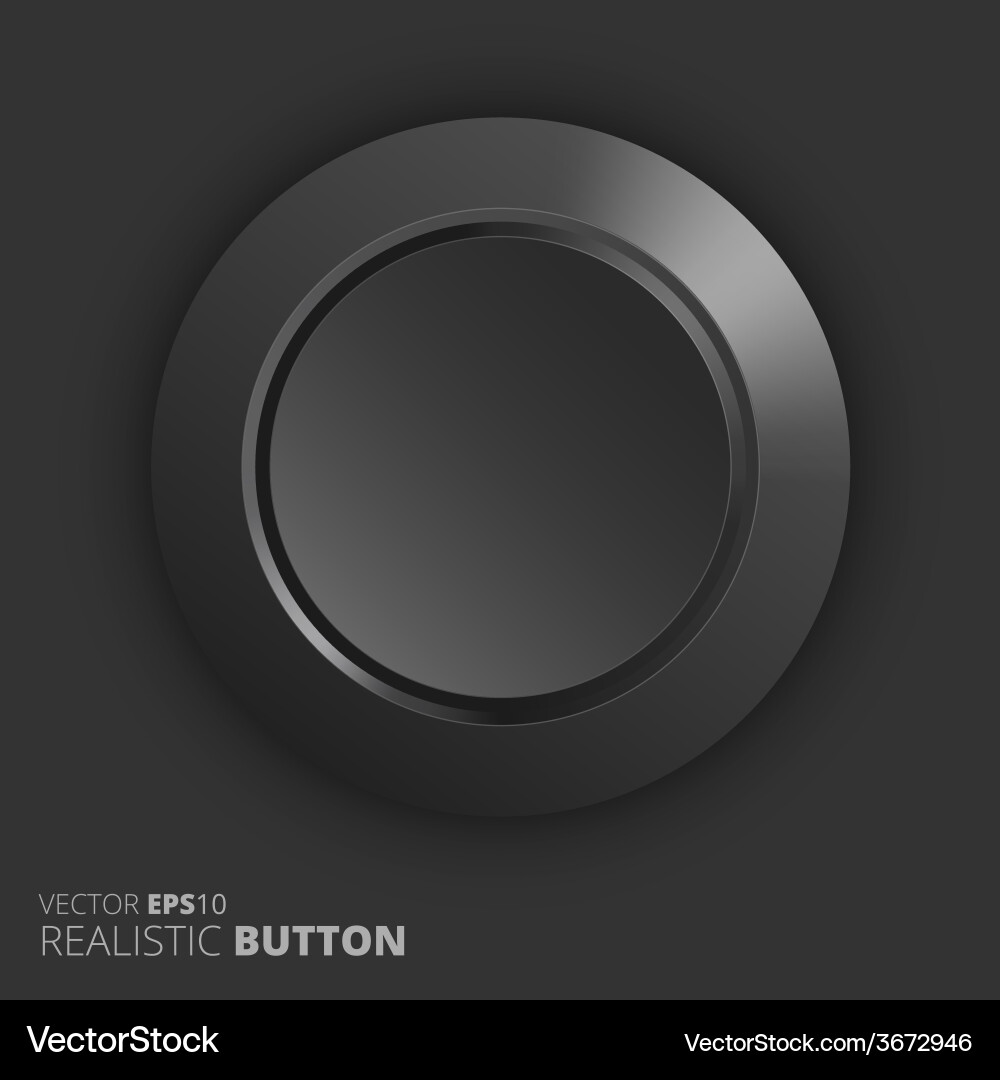 Plastic button Royalty Free Vector Image - VectorStock