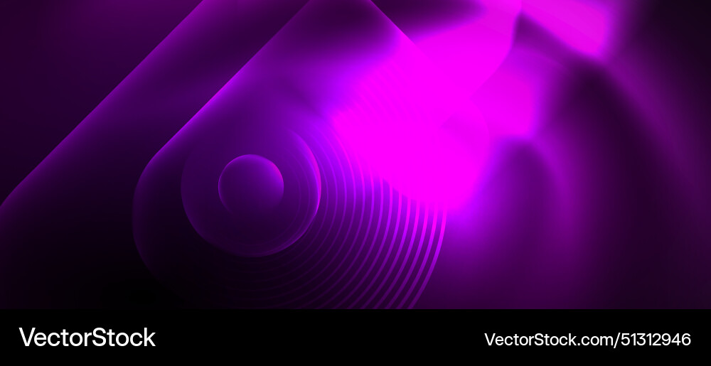 Shiny color neon glowing design Royalty Free Vector Image
