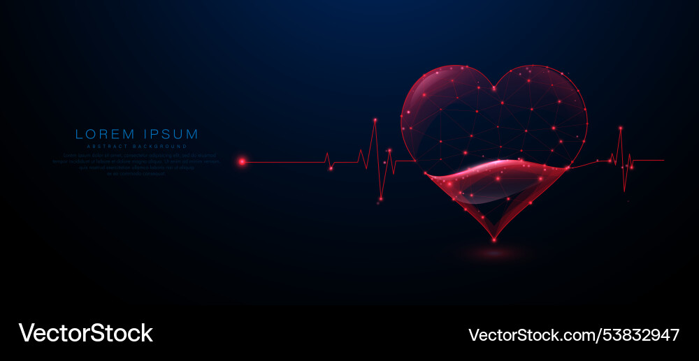 Ecg Abstract Backgrounds With Heart And ECG (electrocardiogram) Trace