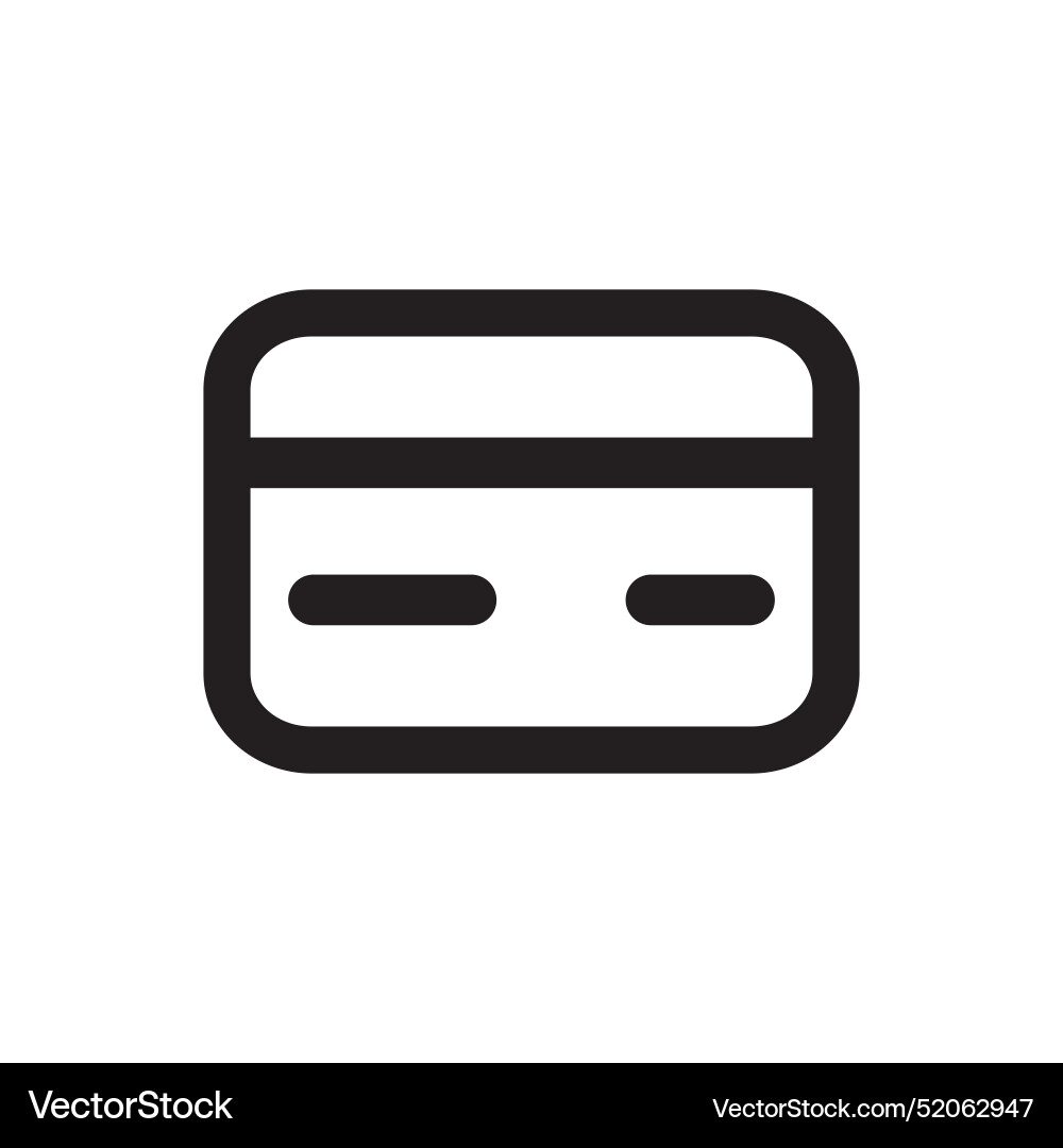 Debit card icon Royalty Free Vector Image - VectorStock