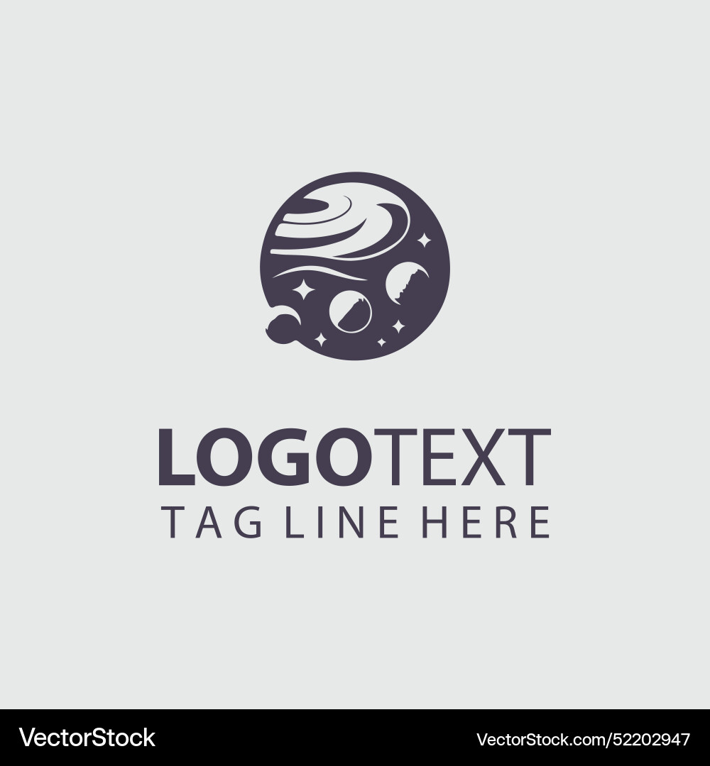 Planets logo Royalty Free Vector Image - VectorStock